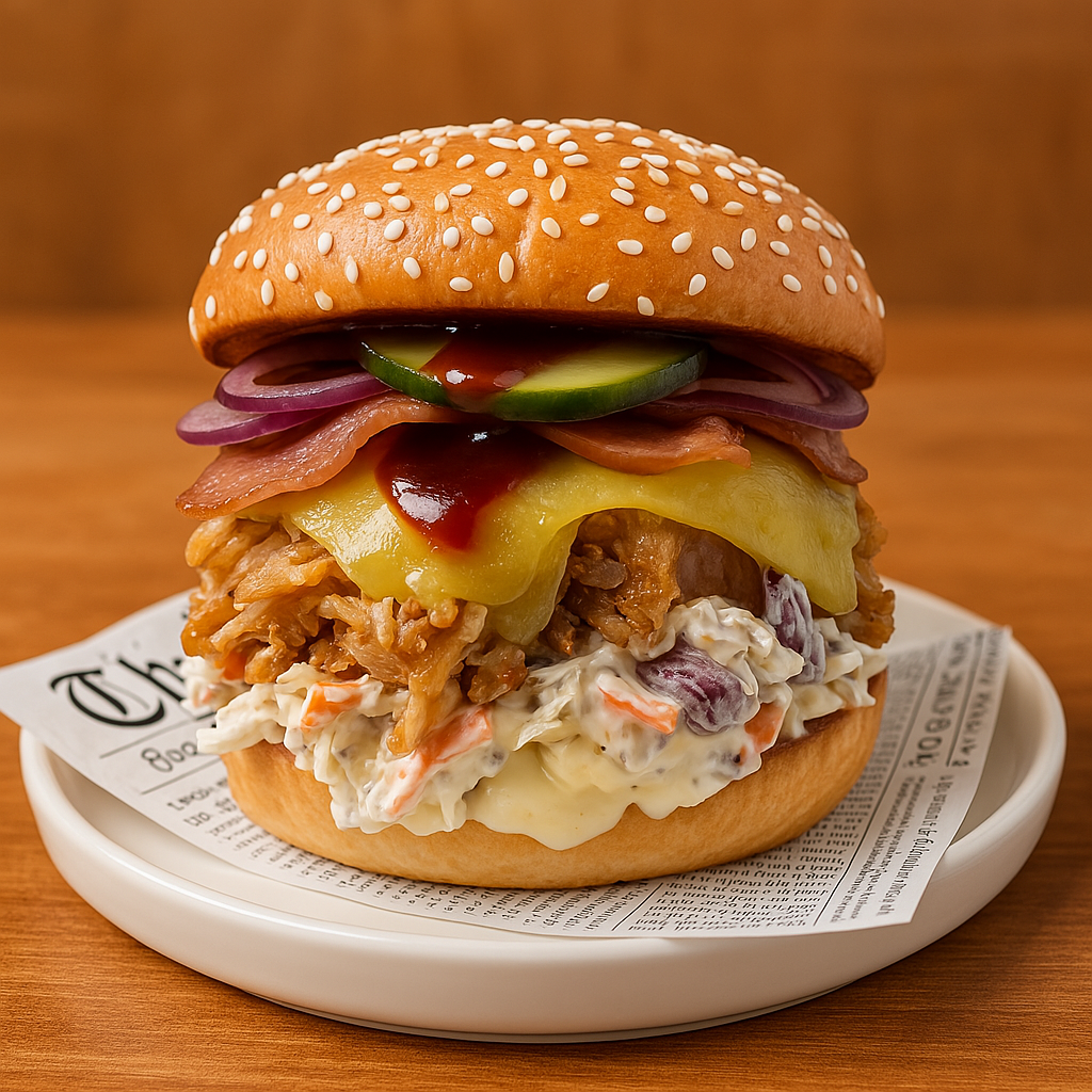 The Piggy Lover Burger – Beans N Bun